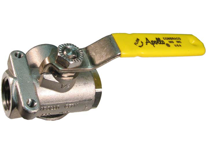 Apollo #76-605-01 1in Stainless Steel 3-Way Diverter Ball Valve - FNPT ...