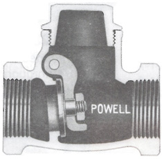 Powell #1847 2in SS316 200LB Swing Check Valve - FNPT - PHWarehouse.com