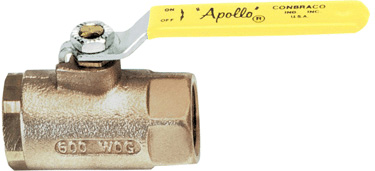 Apollo #70-144-64 3/4" Bronze 250# Steam Ball Valve with Steel Trim ...